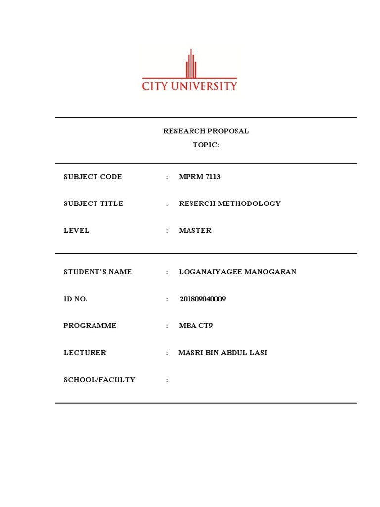 RESEARCH METHODOLOGY ASSIGNMENT MBACT9docx | PDF | Corporate Social Responsibility | Sampling ...