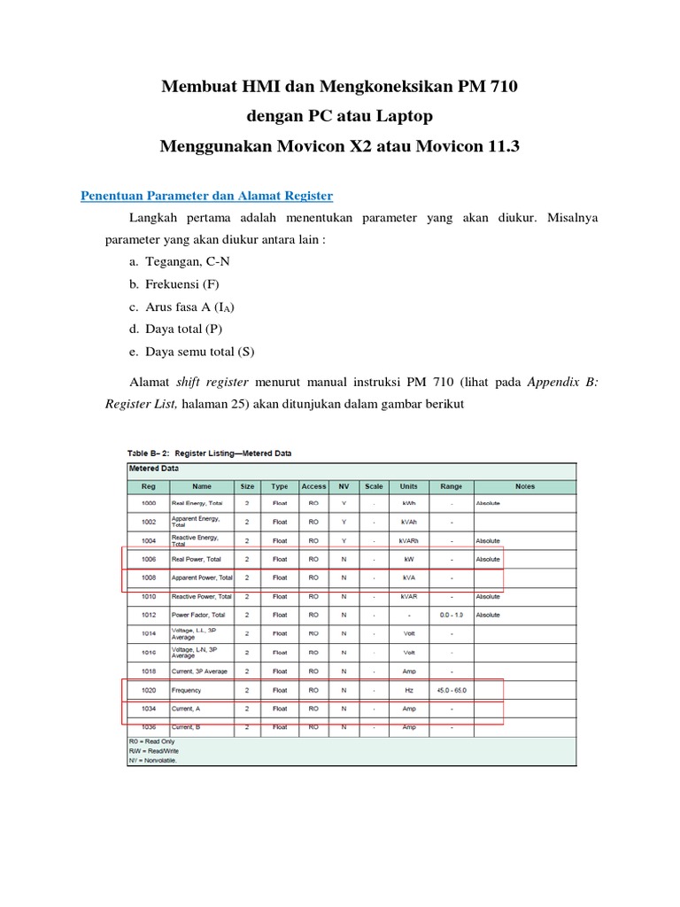 Contoh Membuat HMI Pada Movicon Programming | PDF