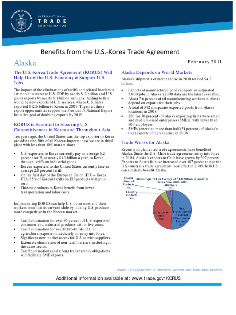 Alaska | PDF | Exports | Tariff