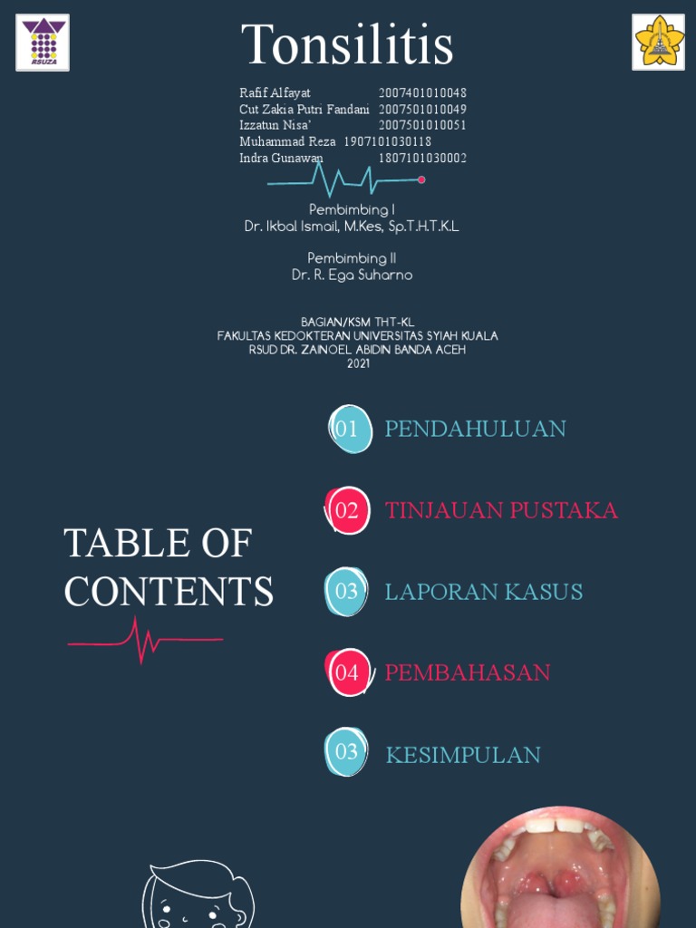 Lapkas Tonsilitis THT-KL | PDF