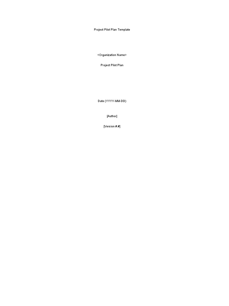 Pilot Project Template Pdf Subroutine Variable Computer Science