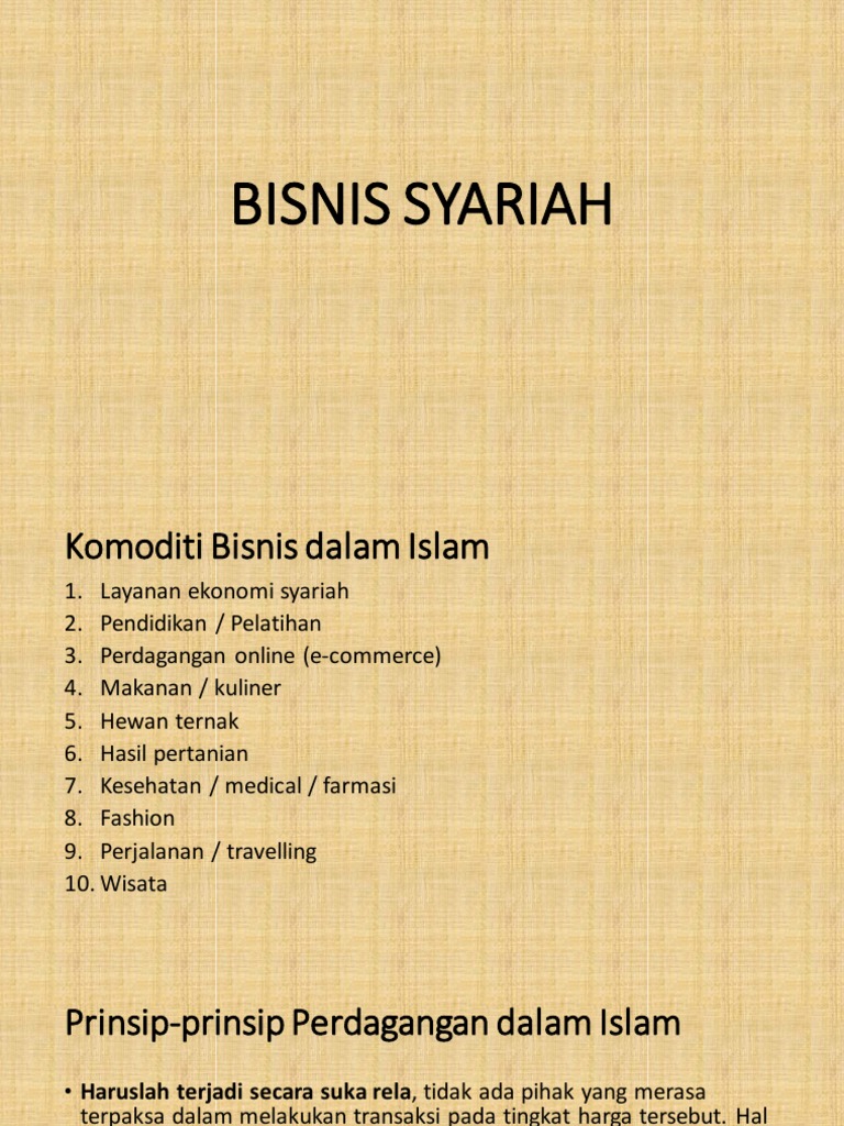 Manajemen Bisnis Syariah | PDF