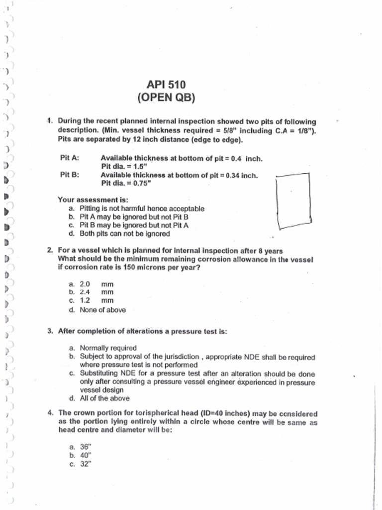 Api 510 QB | PDF