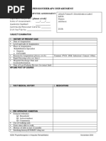 Initial Physiotherapy Assessment Form | PDF | Self-Improvement