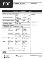 Physical Therapy Assessment Form Sample | PDF | Wheelchair | Pelvis