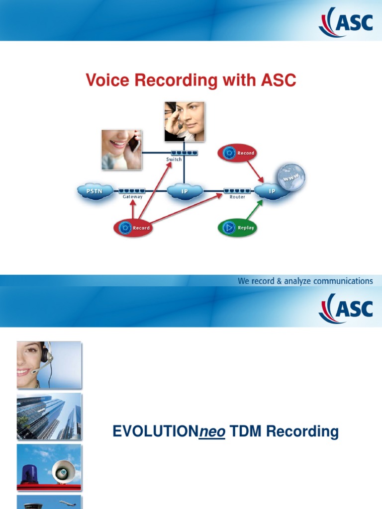 ASC - Recording Solution | PDF | Voice Over Ip | Data Compression