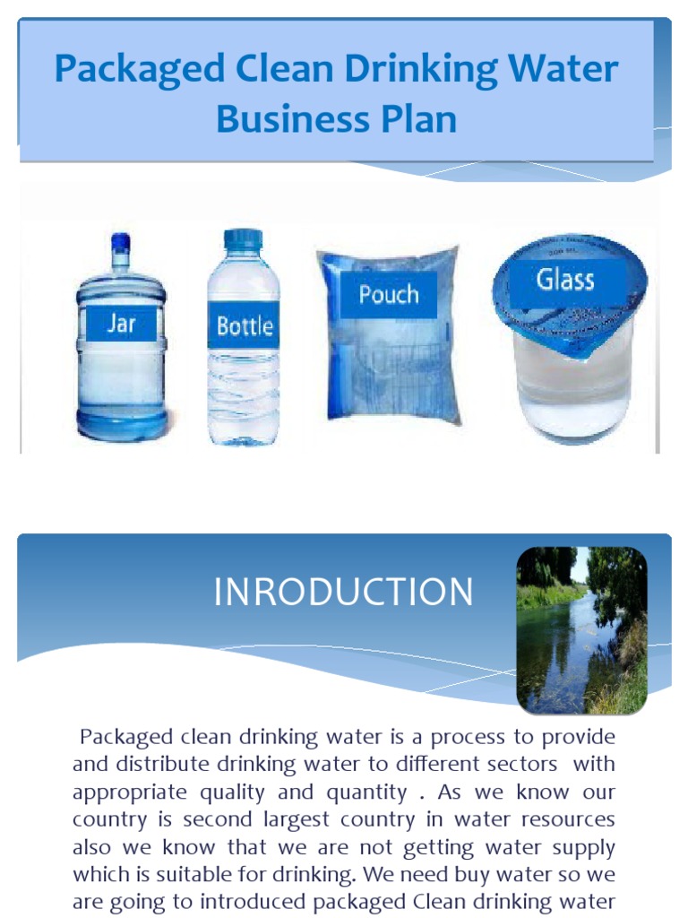 Packaged Water Business Plan | PDF | Drinking Water | Water