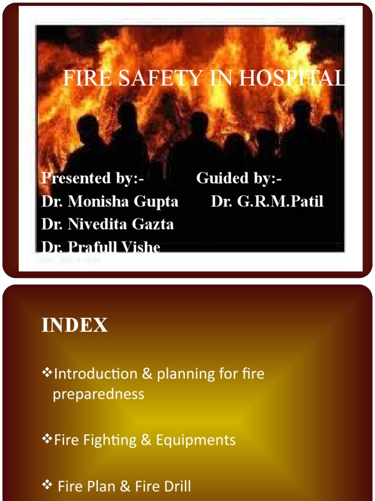 Fire Safety in Hospital | Download Free PDF | Fires | Fire Sprinkler System