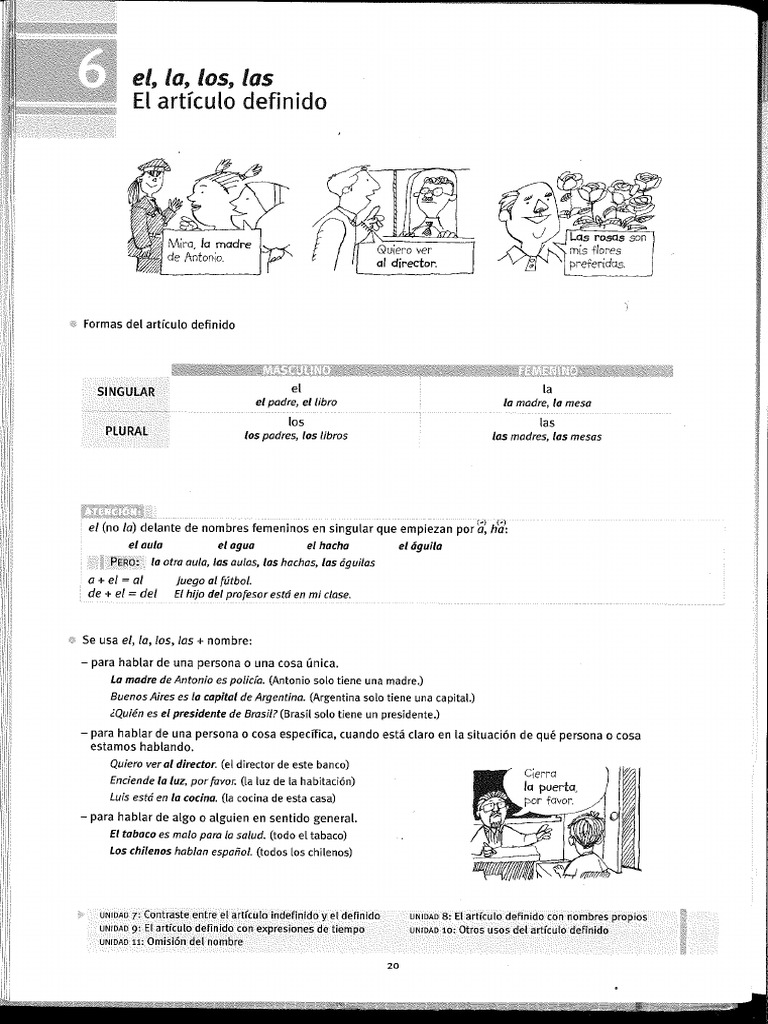 Articulo Definido e Indefinido | PDF