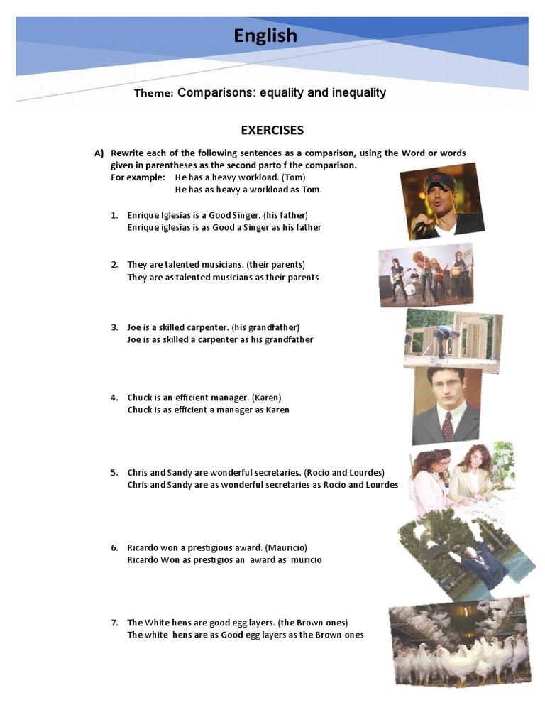 Theme: Comparisons: Equality and Inequality | PDF