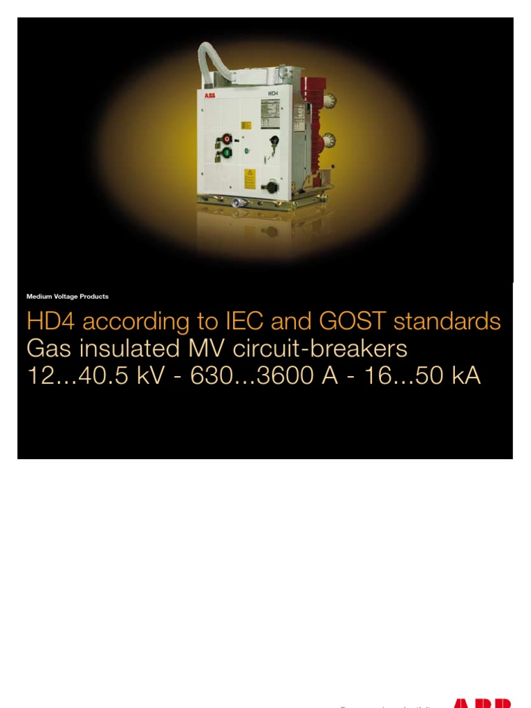 Abb HD4 | PDF | Electricity | Electrical Engineering