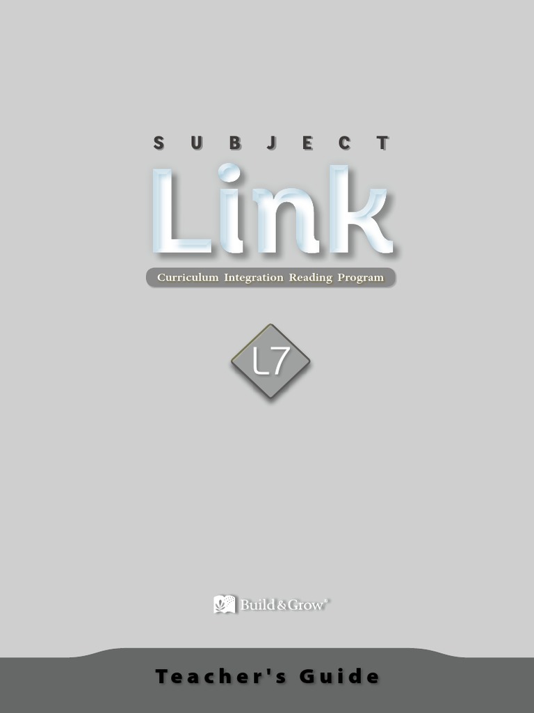 Subject Link 7 - TG | PDF | Reading Comprehension | Question