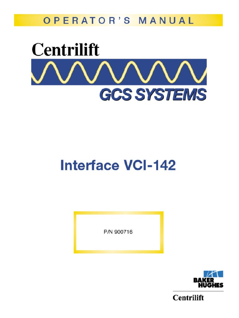 VCI 142 Manual | PDF | Data Transmission | Physical Layer Protocols