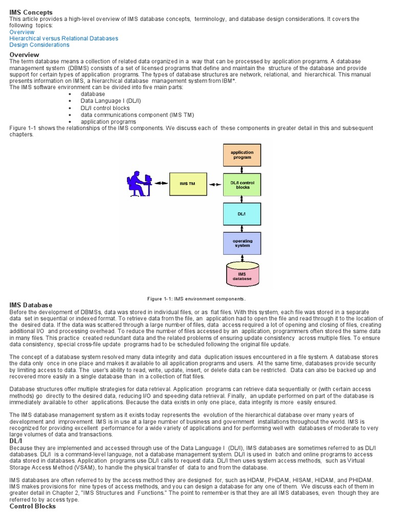 Hierarchical Versus Relational Databases Design Considerations | PDF ...