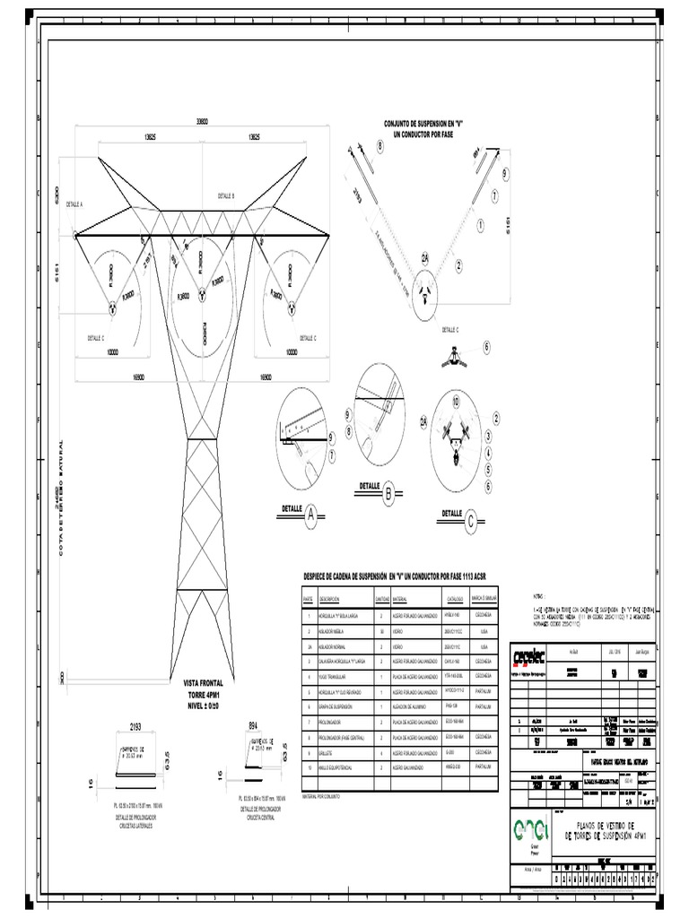 D.24.MX.W.49625.00.179.02 Vestidos de Torres de Suspensión 4PM1 | Download Free PDF | Rieles ...