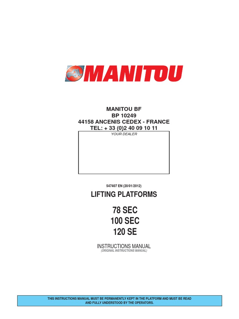 78 Sec Operator S Manual | PDF | Internal Combustion Engine | Welding