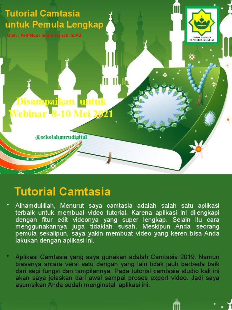 Tutorial Lengkap Camtasia untuk Pemula | PDF