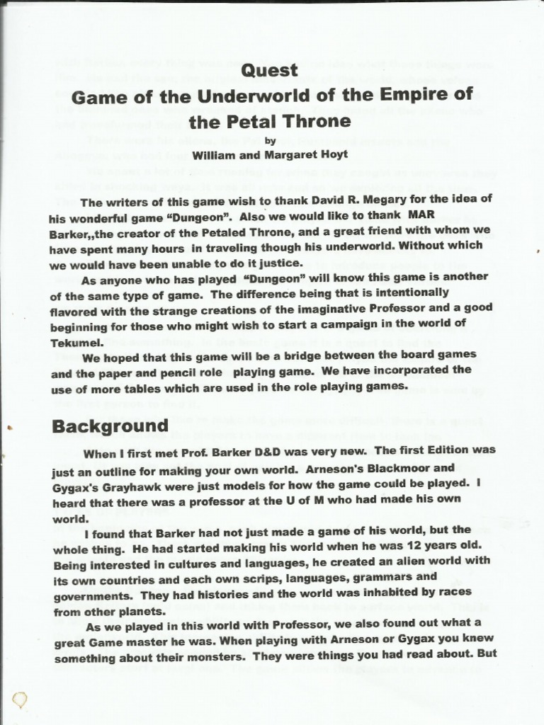 Quest Rules Mar 2019-Pullouts-Cards | PDF