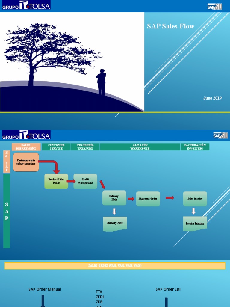 SAP Sales Flow: June 2019 | Download Free PDF | Sales | Invoice