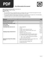 Barclays Premier Current Account Fees | PDF | Transaction Account ...