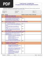 ISO 45001 Matrix Final Version | PDF | Internal Audit | Risk Assessment