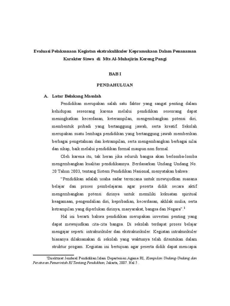Proposal Evaluasi Program | PDF