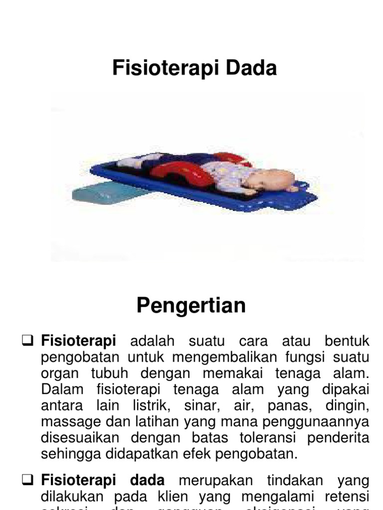 Teknik Fisioterapi Dada Terapan | PDF