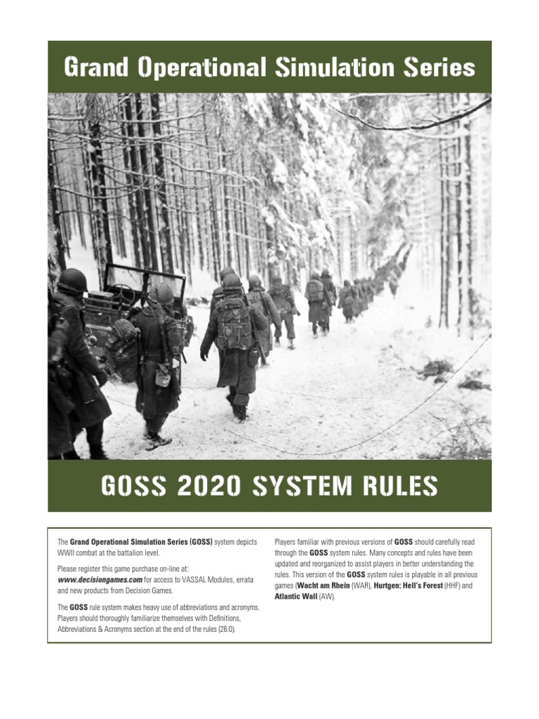 BX GOSS Rules 2020-WEB | PDF | Artillery | Tanks