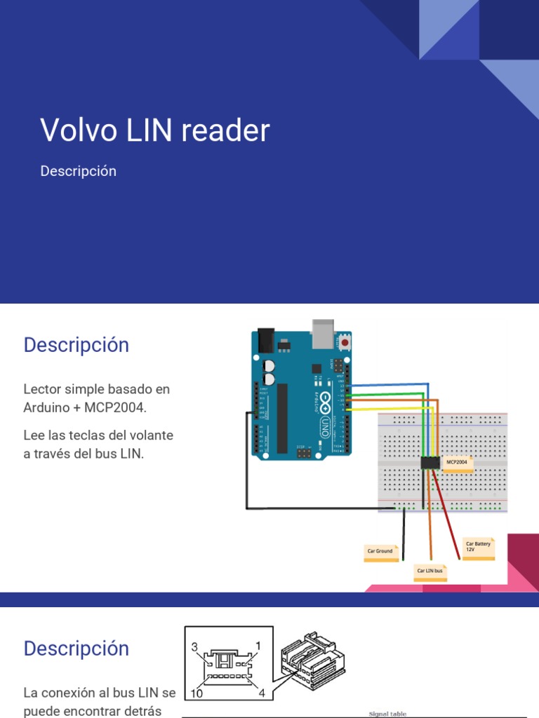 Lector LIN para Volvo con Arduino | PDF | Negocios | Informática