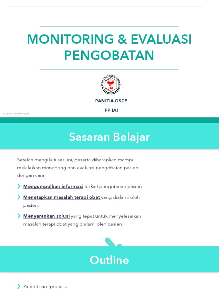 Materi 3 - Monitoring Dan Evaluasi | PDF