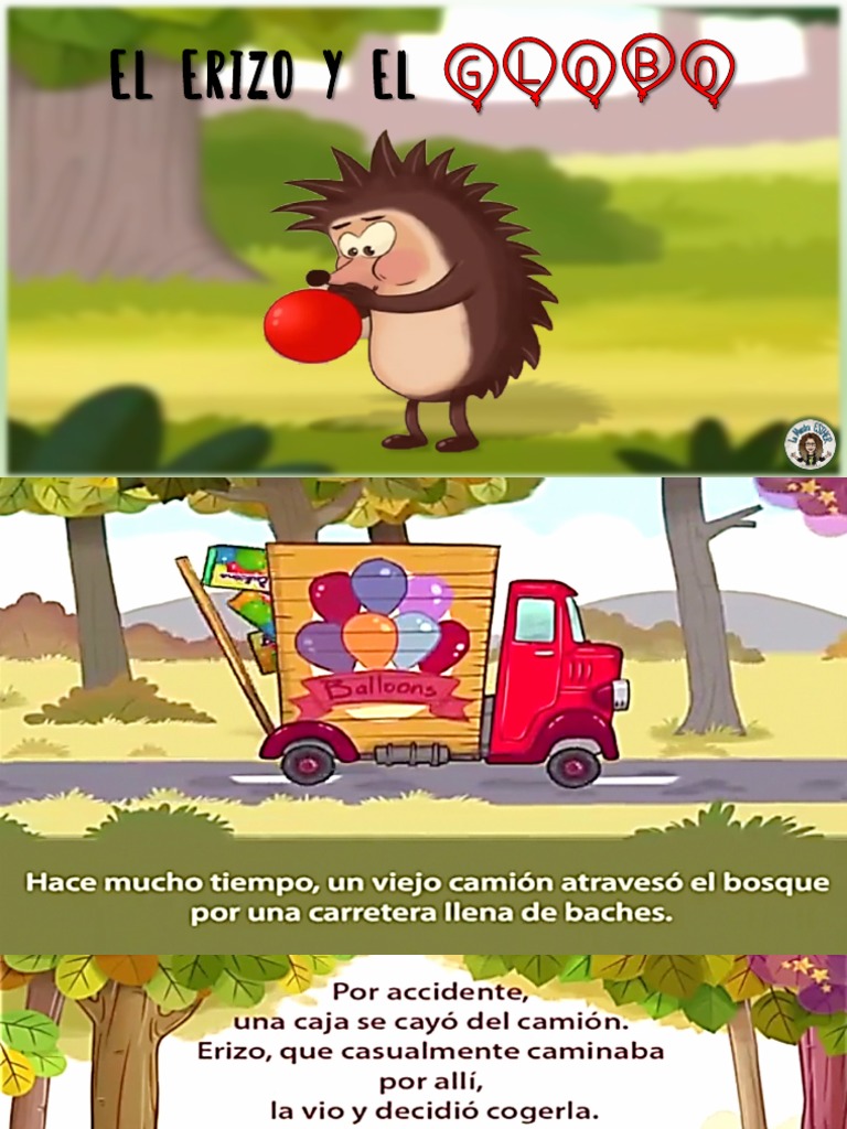 CUENTO - Erizo y Globo PICTOS | PDF