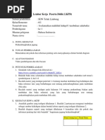 LKPD B. Indonesia Kelas 6 Unsur Intrinsik | PDF