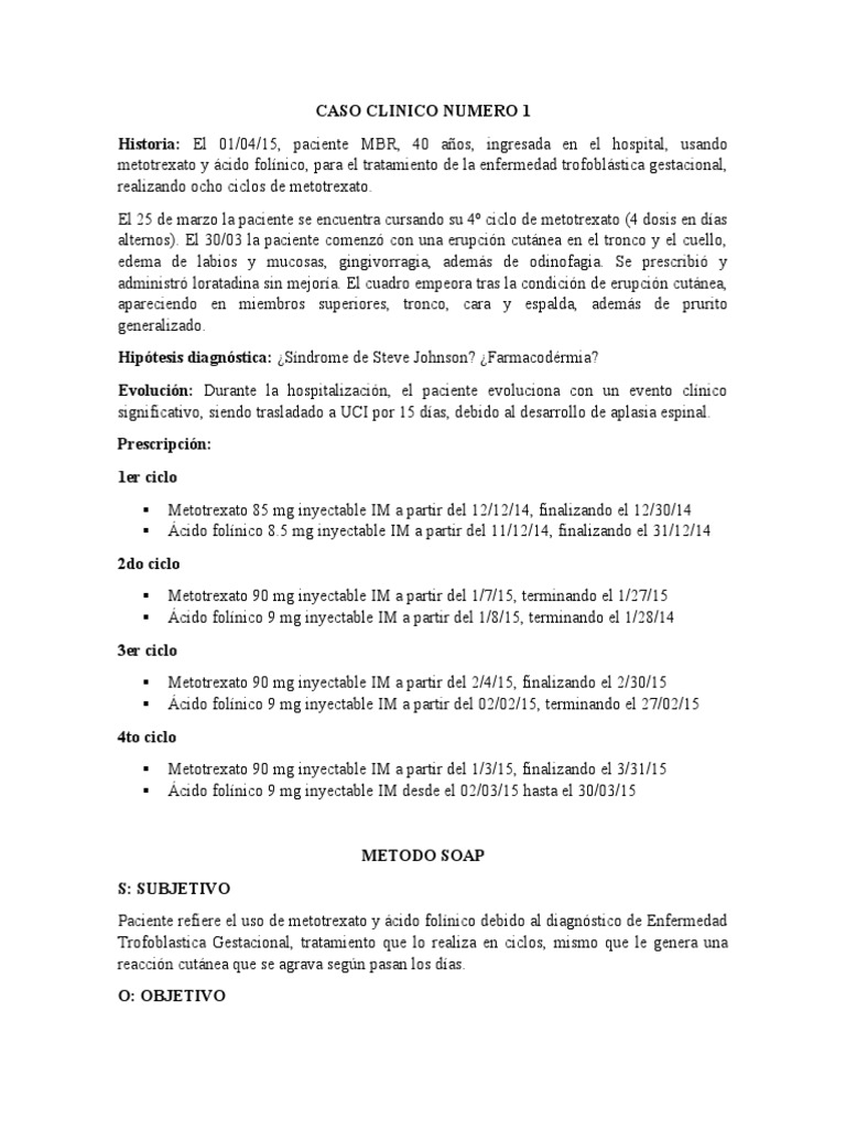 Caso Clinico Soap | PDF | Diabetes | Antidepresivo Caso Clinico Soap | PDF | Diabetes | Antidepresivo