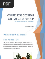 Food Defense Plan Template | PDF | Vulnerability (Computing) | Security