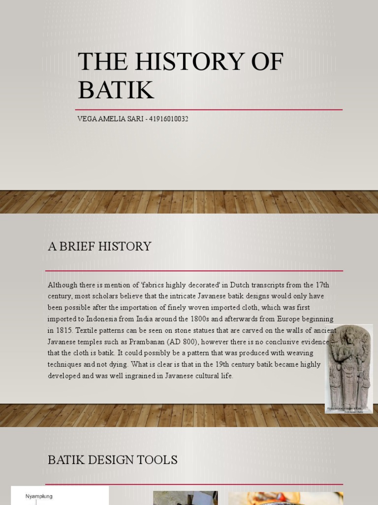 The History of Batik | PDF | Textiles | Decorative Arts