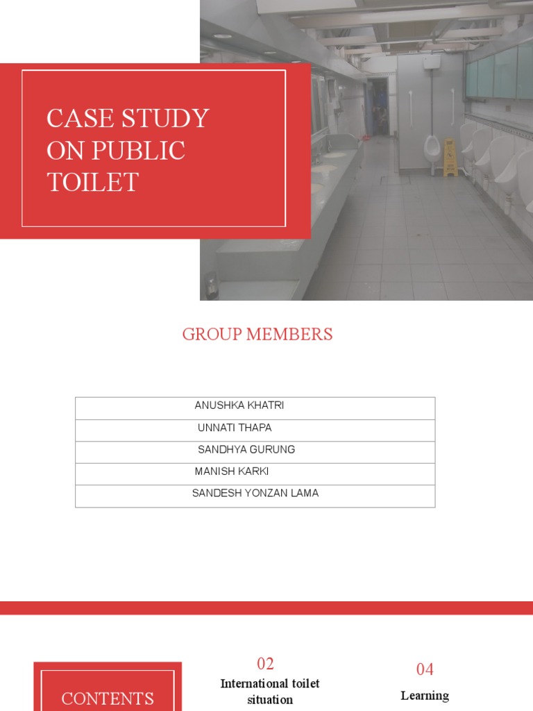 CASE STUDY On Public Toilet | PDF | Public Toilet | Toilet