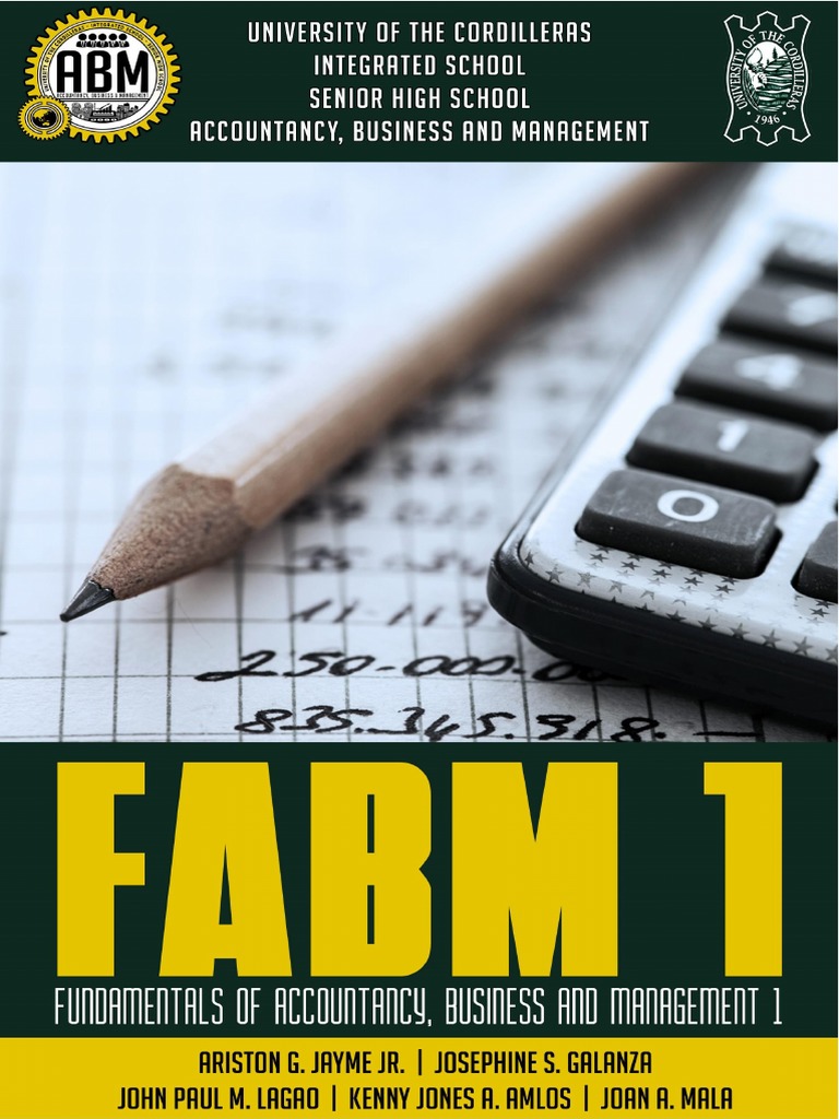 FABM-1 - Module 10 - Preparation of FS | PDF | Balance Sheet | Equity (Finance)