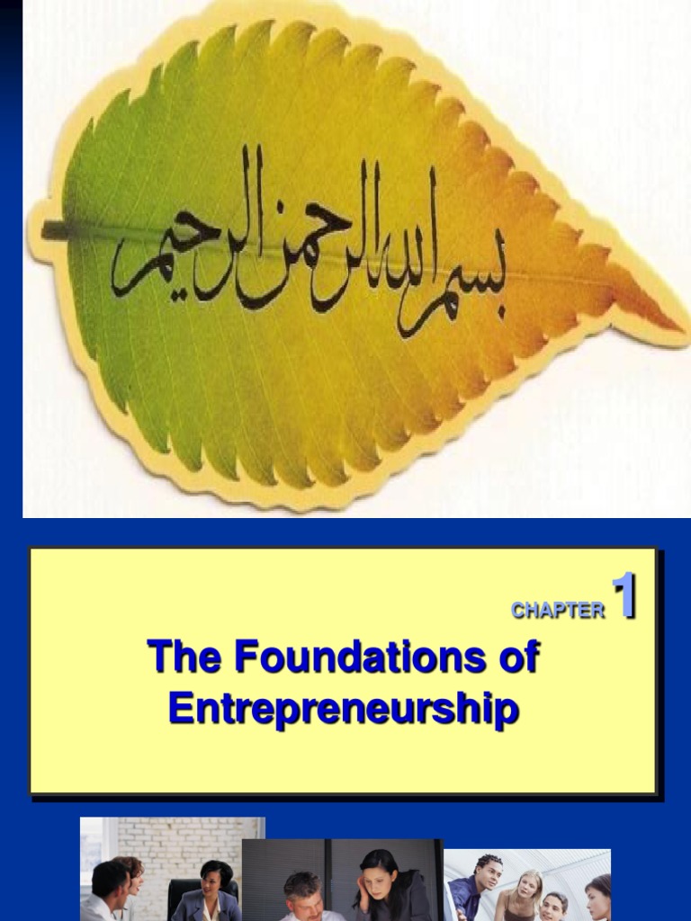 CHPT 1...... The Foundations of Entrepreneurship | PDF | Small And ...