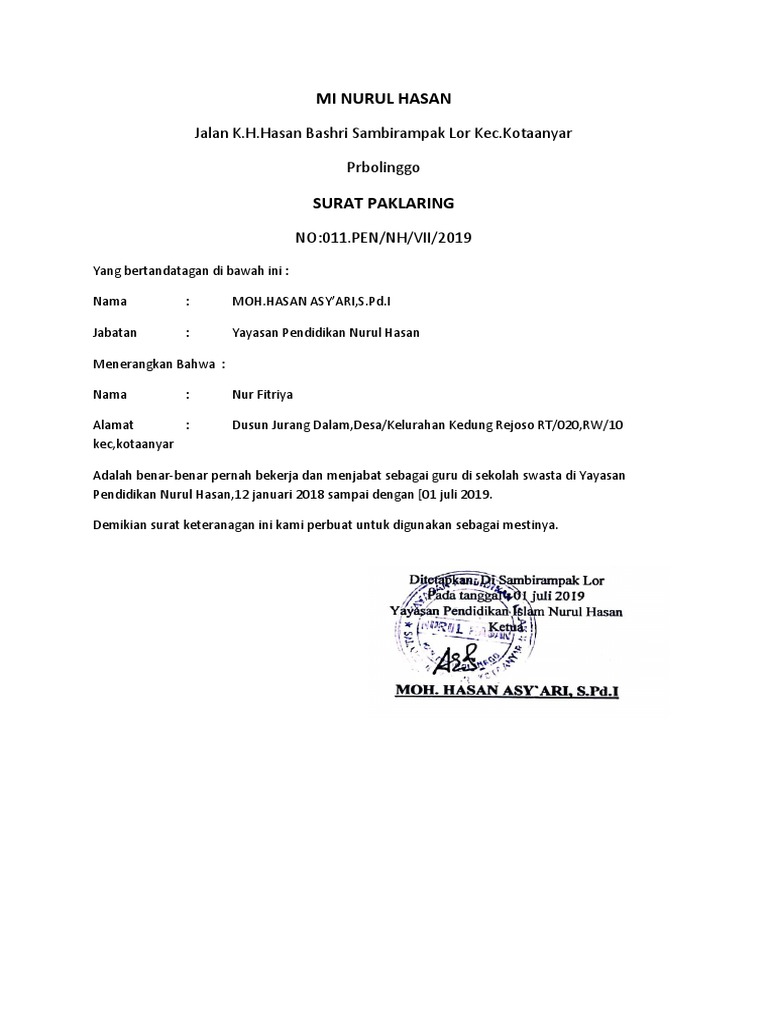 Mi Nurul Hasan | PDF