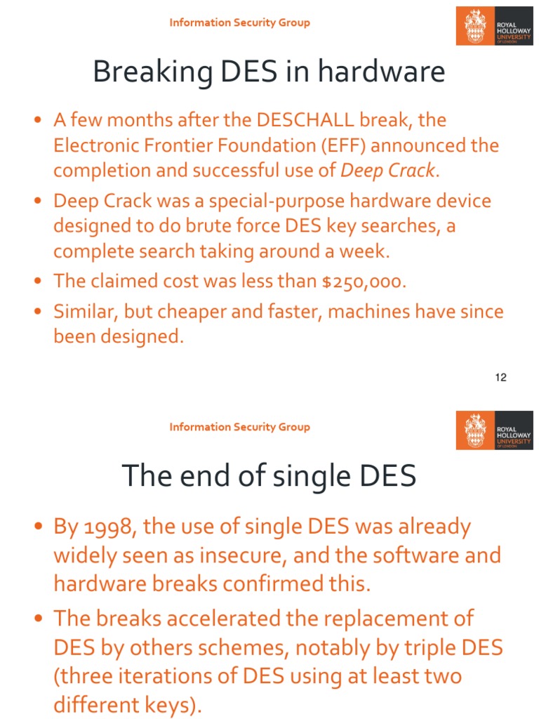 Understanding Triple DES Security Risks | PDF | Security | Cryptography