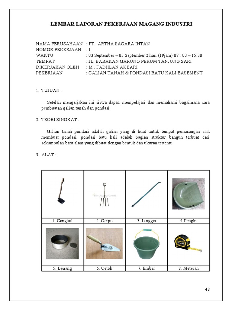 Lap Langkah Kerja T.sari | PDF