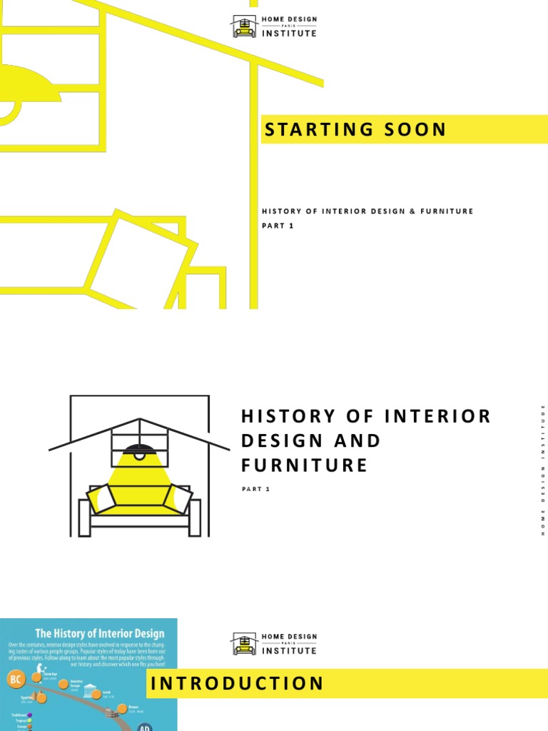 History of Interior Design Overview | PDF | Interior Design ...