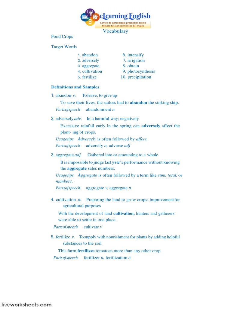 Bing Worksheet | PDF | Photosynthesis | Agriculture