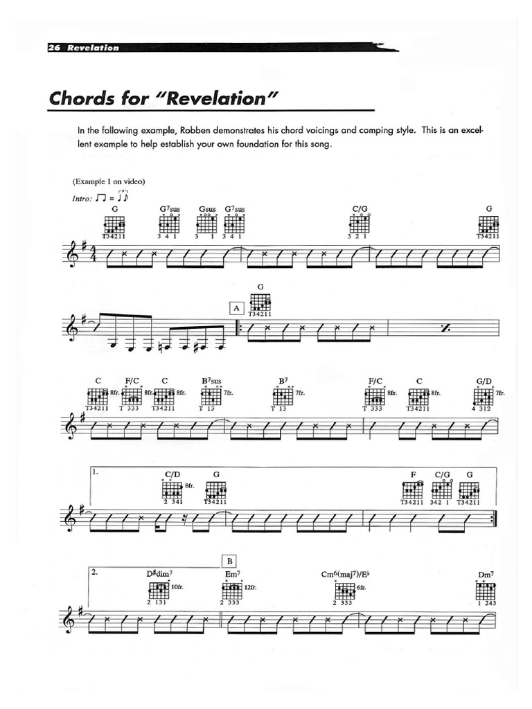 Revelation (Robben Ford-Versjon) | PDF