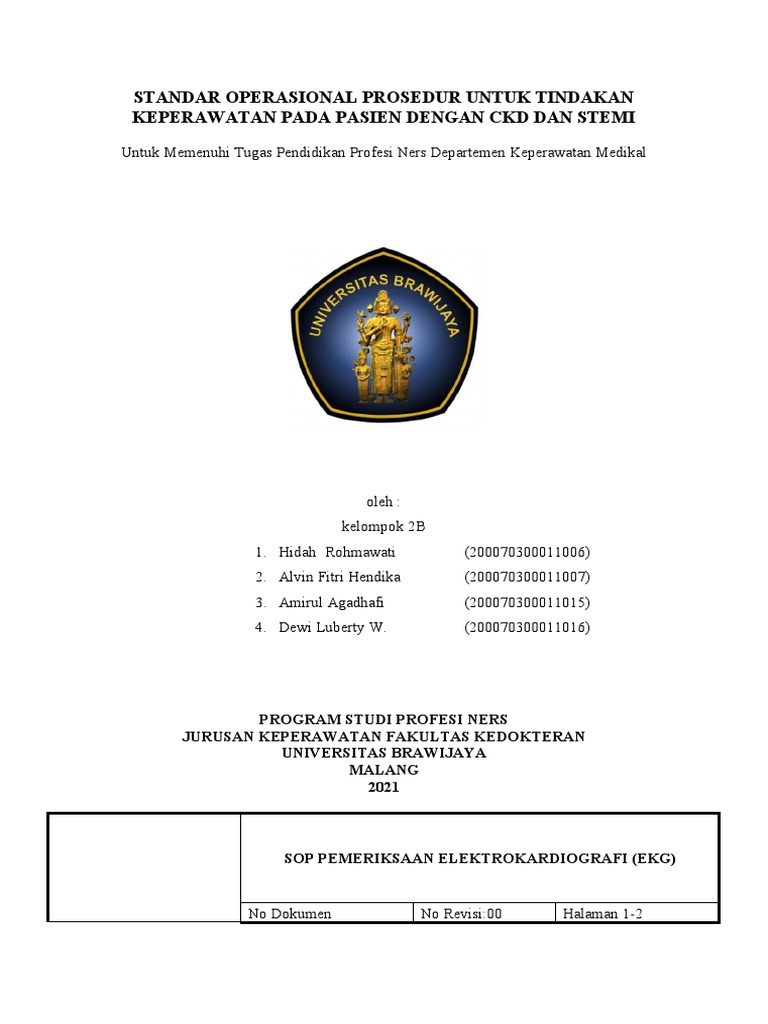 Sop CKD Stemi Kelompok 2b | PDF