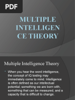Multiple Intelligences and Emotional Intelligence | PDF | Neuropsychology | Behavior Modification