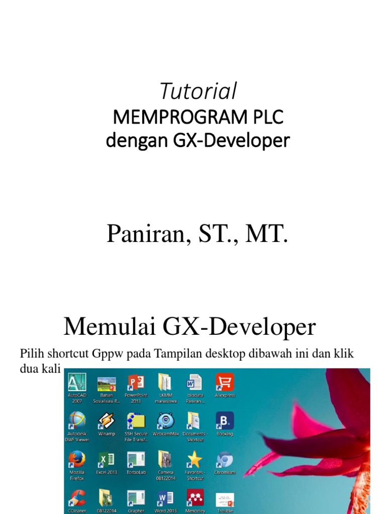 P 4a Tutorial Memprogram PLC GX-Developer (Mitsubishi) | PDF