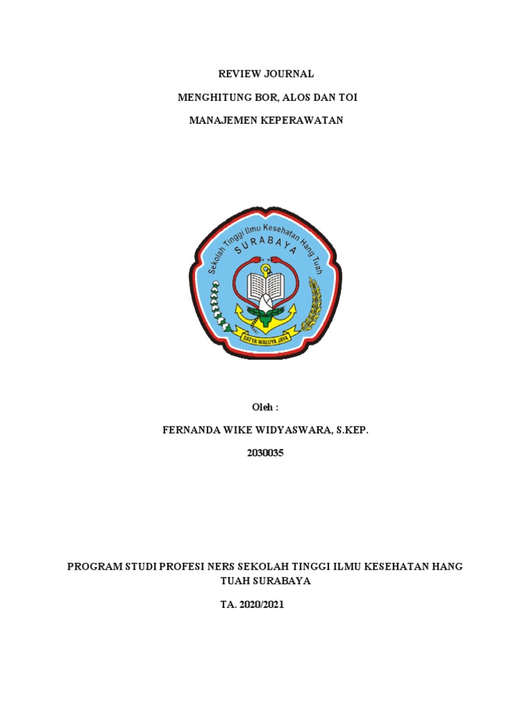 Fernanda Wike - 2030035 - Jurnal Menghitung Bor, Alos Dan Toi | PDF