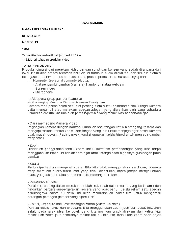 Tugas 6 Simdig | PDF