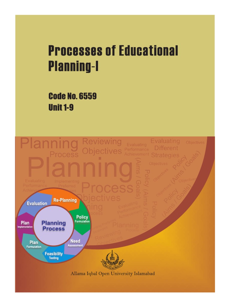 Levels of Education Planning in Pakistan Book Allama Iqbal | PDF ...
